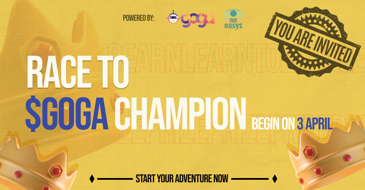 Race to $GOGA Champion: Đua Top Mê Say - Tiền Bay Vào Ví