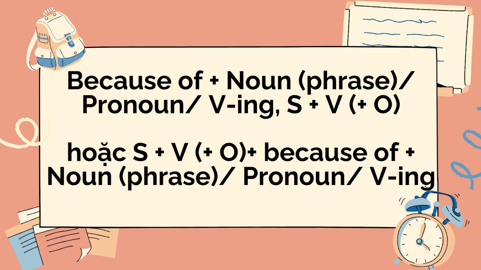 5 Phút Phân Biệt Nhanh Because Và Because Of - Eng Breaking